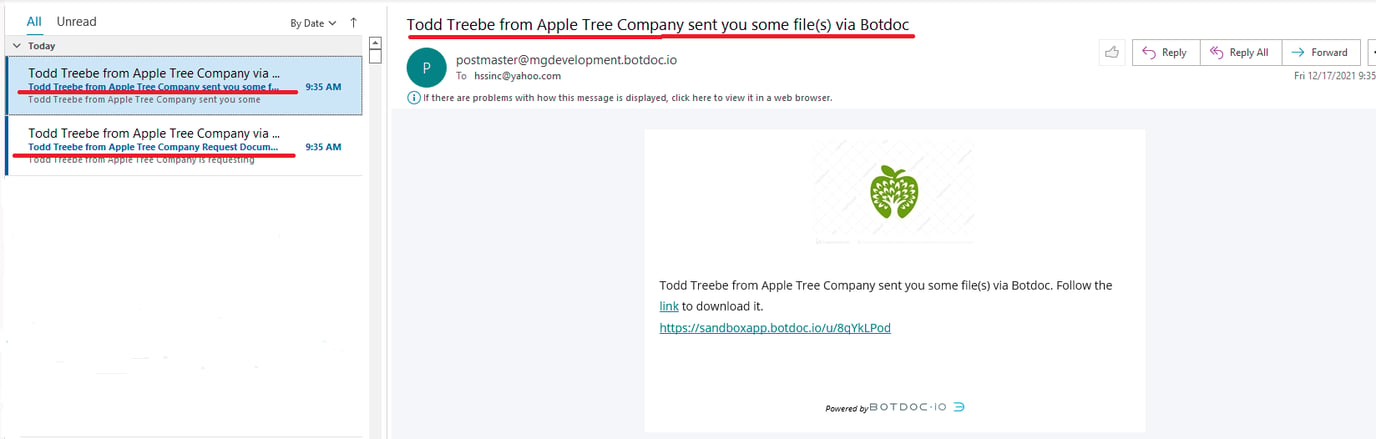 Custom Subject Line